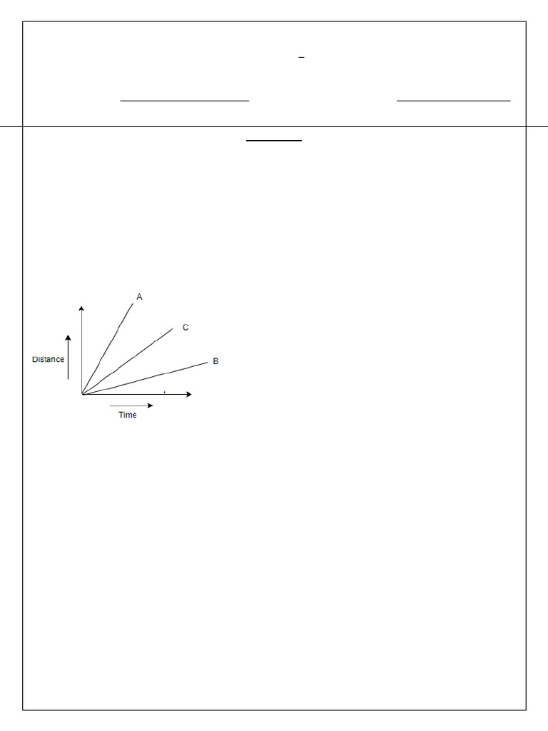 Physics Revision Worksheet for Class VII | PDF | Mirror | Glass ...