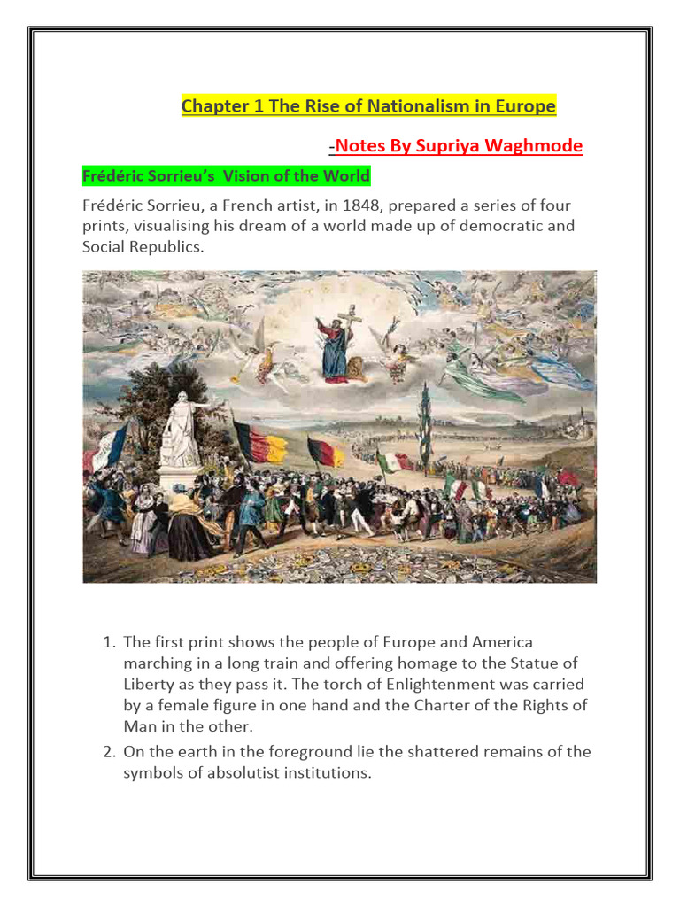 His-1 - The Rise of Nationalism in Europe | PDF | Balkans | Nationalism