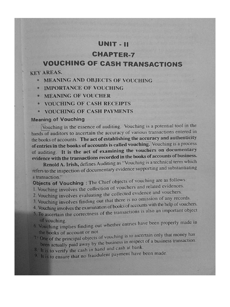 auditing unit 2 | PDF