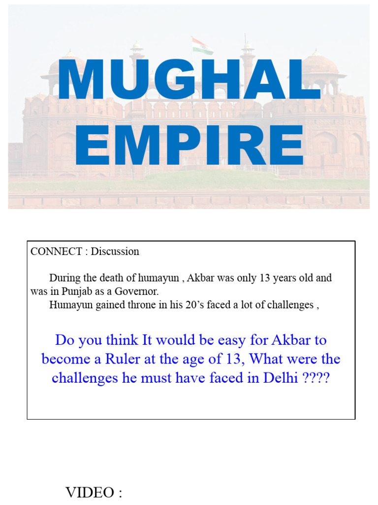 Mughal Empire: Akbar's Challenges | PDF | Mughal Empire