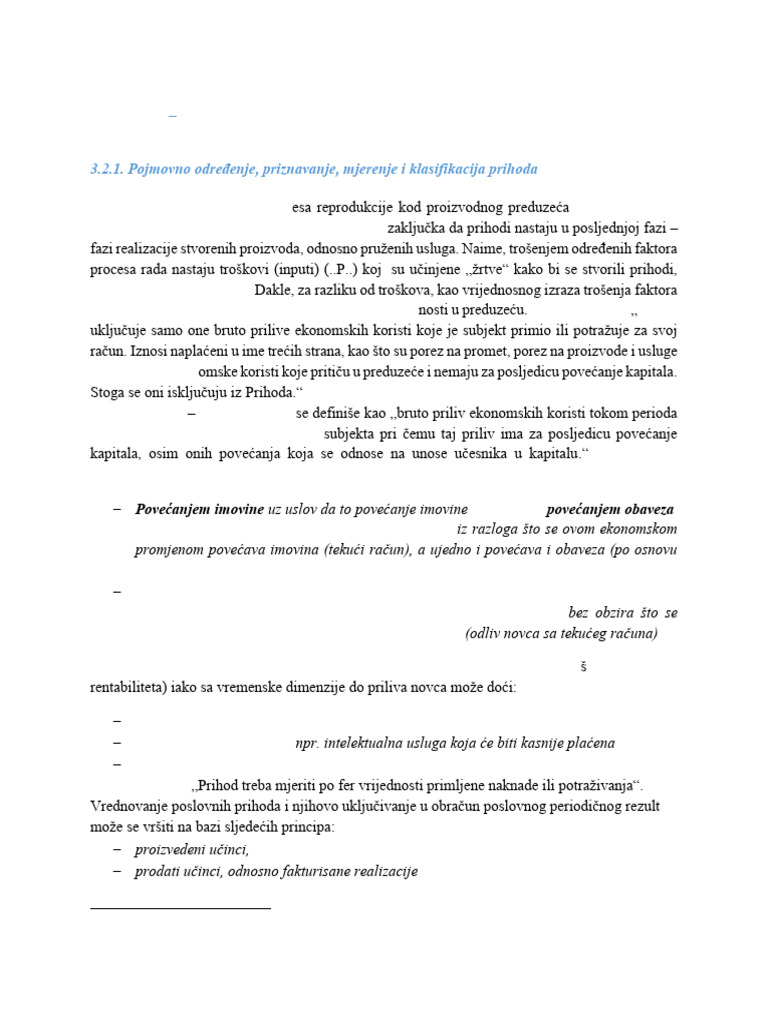 Prihodi Klasa 6 | PDF