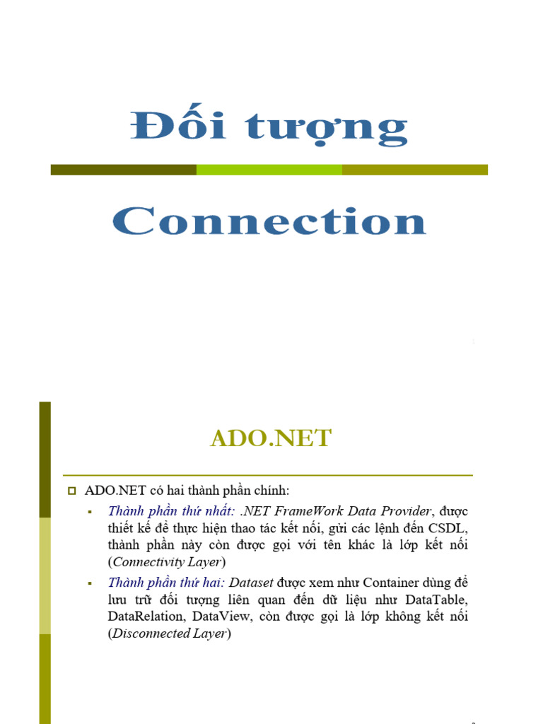 03 Connection | PDF