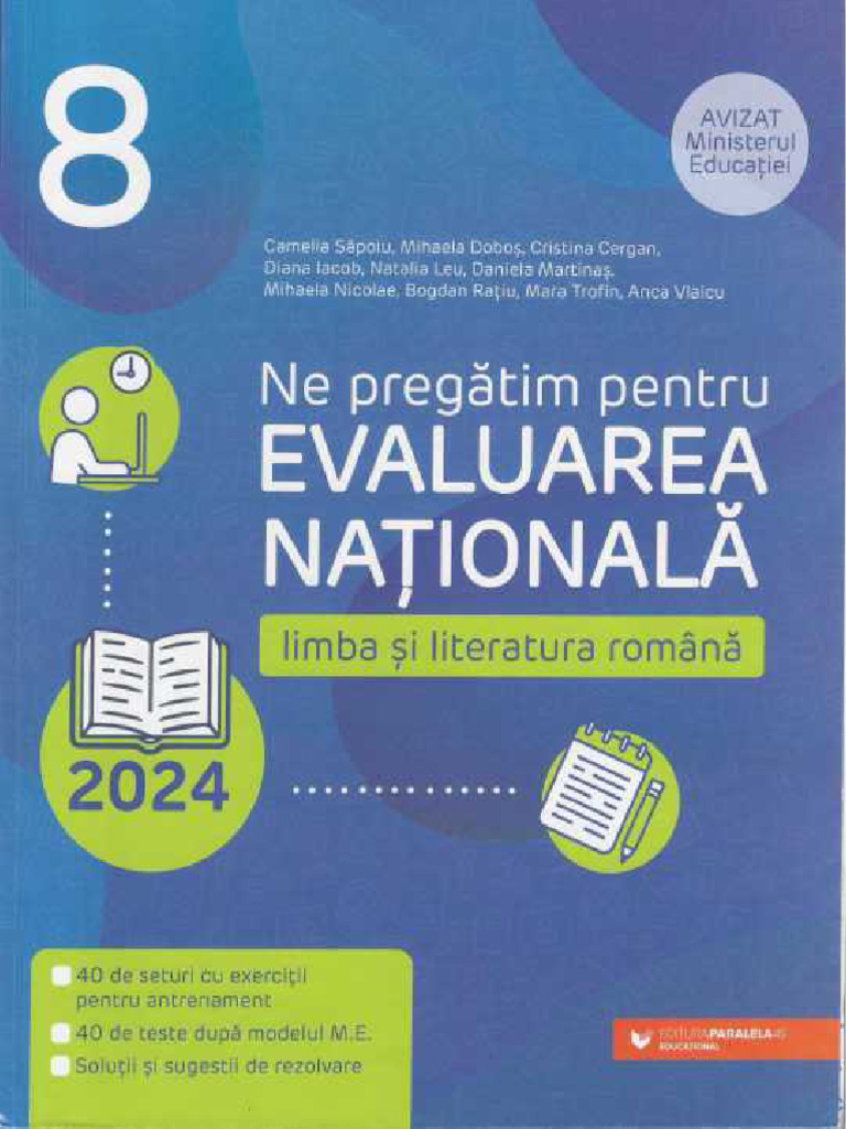 Partajez Culegere-Ne Pregătim Pentru Evaluarea Națională LLR - PDF Versiunea 1" Cu Dvs. | PDF