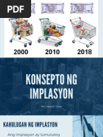 Ang Poster Na Ginawa Ko Ay Tungkol Sa Implasyon | PDF
