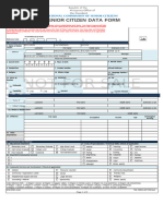 Senior Citizen Data Form | PDF | Chronic Condition | Income