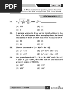 JMO 2025 (5,6) Question Paper | PDF | Elementary Mathematics | Mathematics