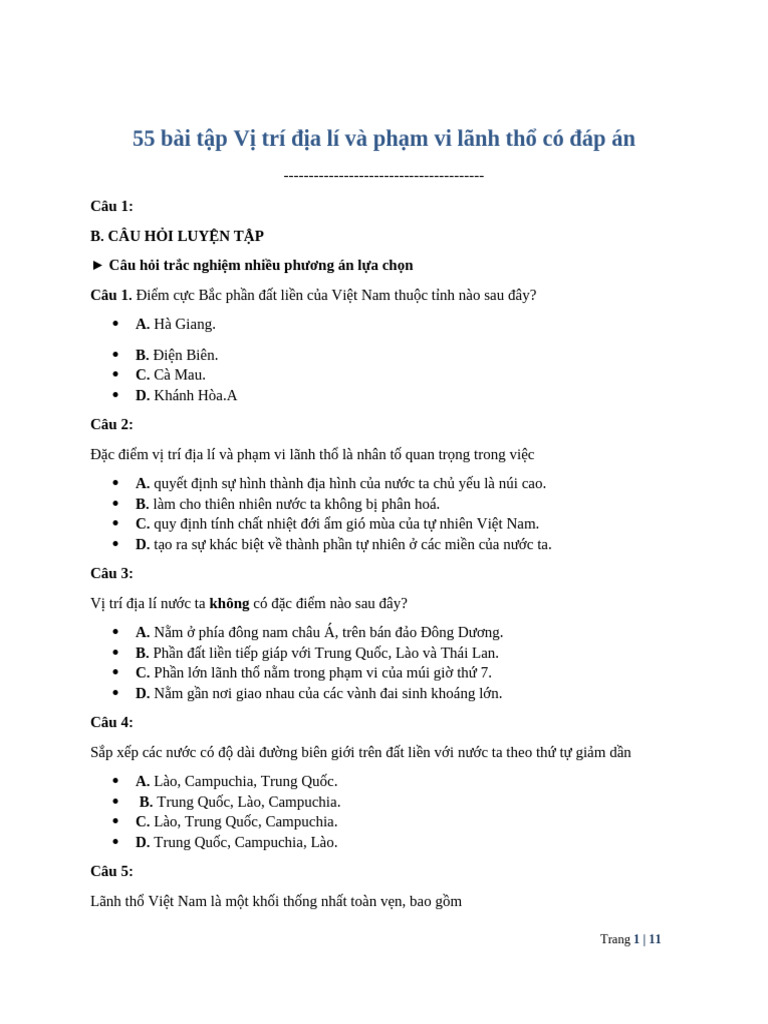 55-bai-tap-vi-tri-dia-li-va-pham-vi-lanh-tho-co-dap-an_2025_02_22 | PDF