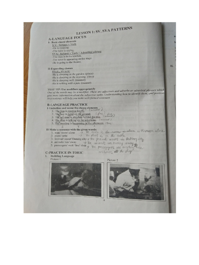 Writing Level 1 Writing Truong Dai Hoc Duy Tan 119583 | PDF