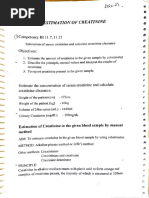 Estimation of Creatinine by Jaffe Method (Edited) | PDF | Creatinine ...