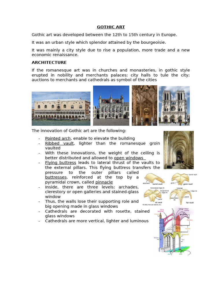 Gothic | PDF | Gothic Architecture | Paintings
