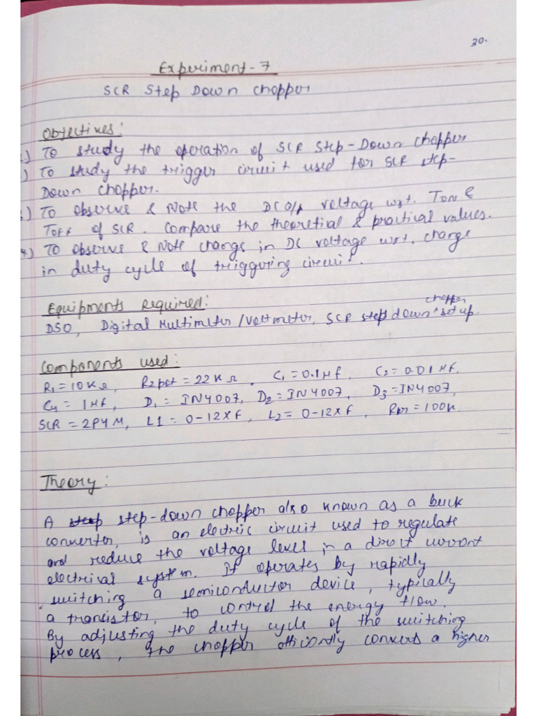 SCR Step Down Chopper | PDF