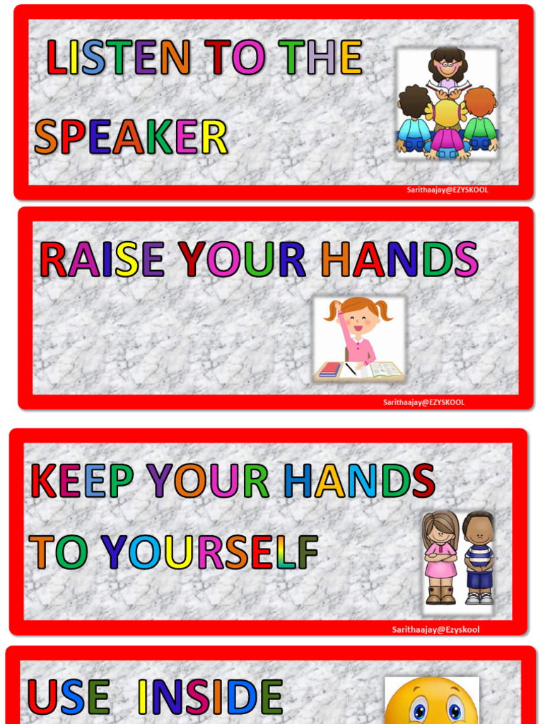 Classroom Rules | PDF