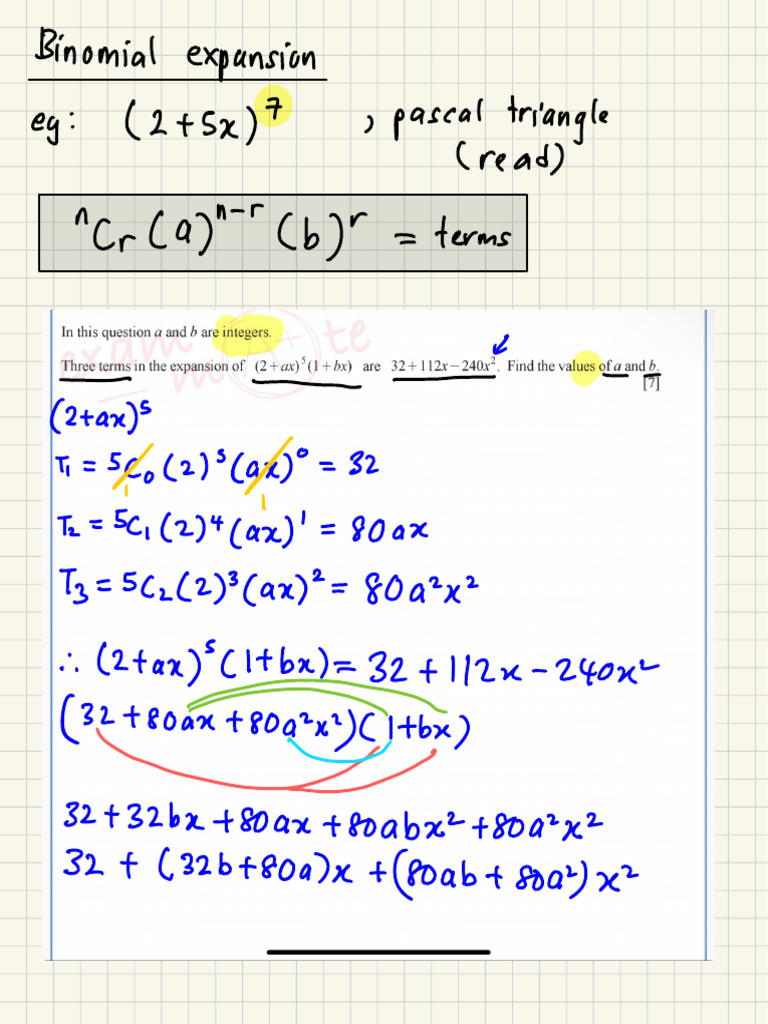 Binomial expansion (1) | PDF | Combinatorics | Number Theory