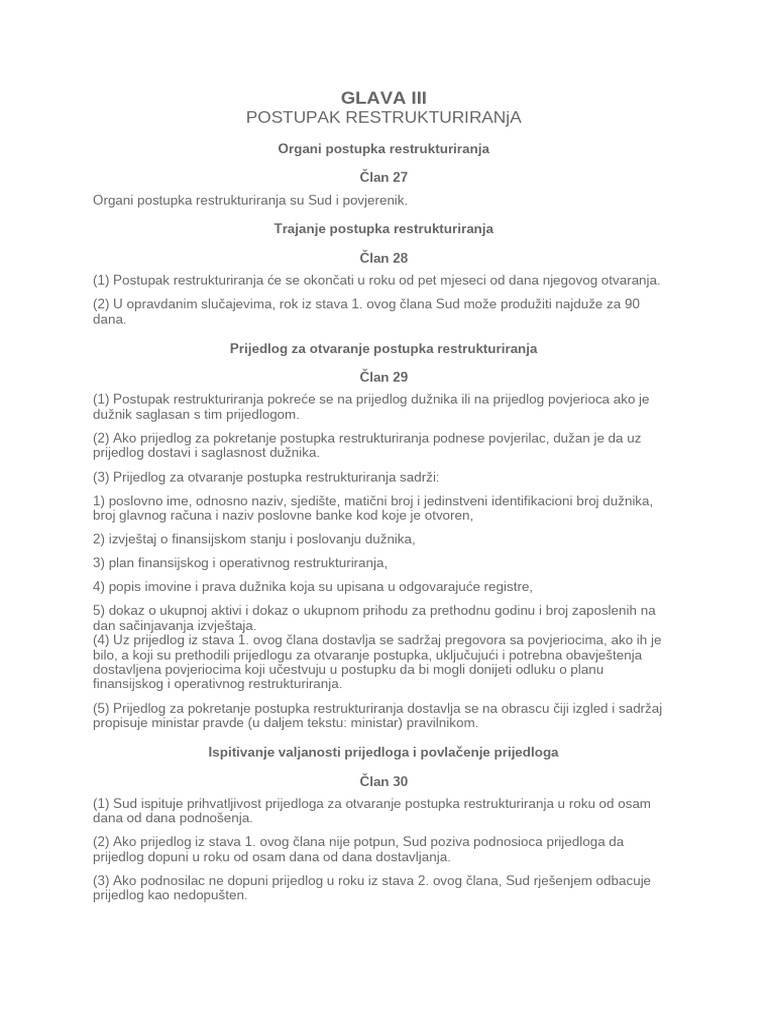 Postupak Rekonstrukcije | PDF