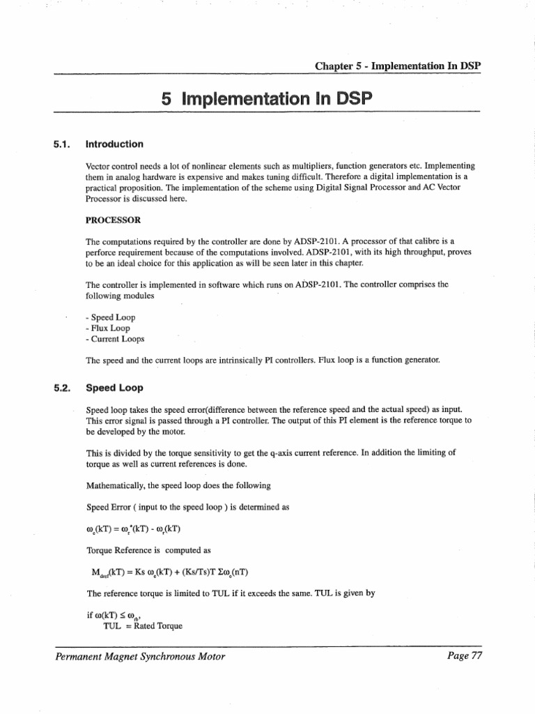 Part 2 Chapter 5 Implementation in DSP | PDF