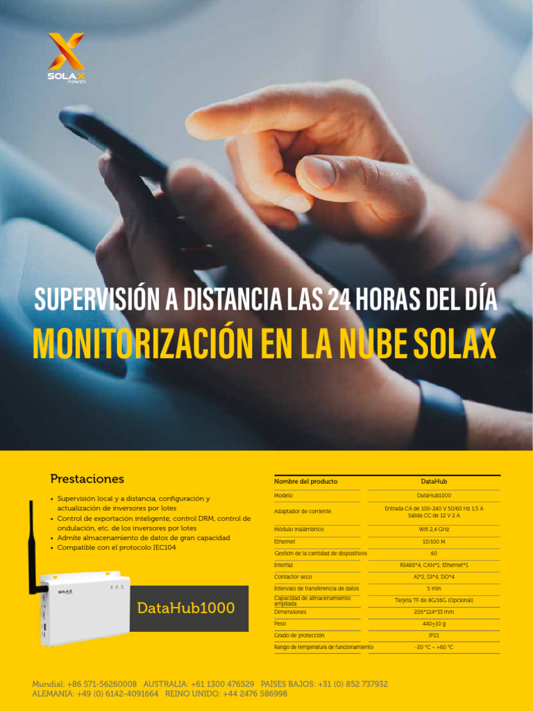 datahub-1000-datasheet-es | PDF | Wifi | Telecomunicaciones