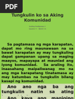 AP2 - Q3 - Week 5-6 Tungkulin Ko Sa Aking Komunidad | PDF