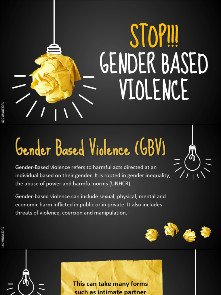 Gender Based Violence | PDF | Domestic Violence | Violence