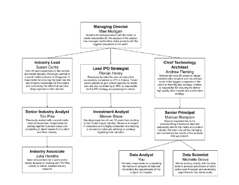 Internal Stakeholder Chart | PDF