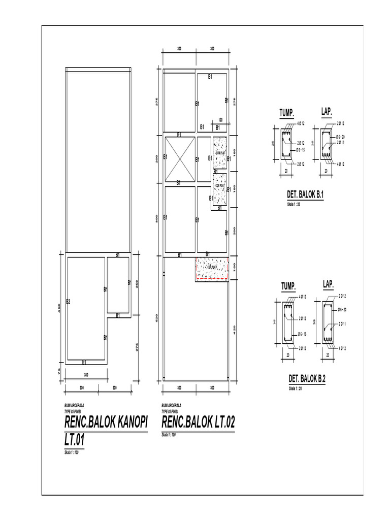 Balok T.85 Pinisi | PDF