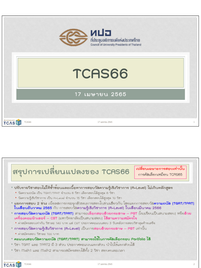 TCAS66 Intro 17apr65 | PDF