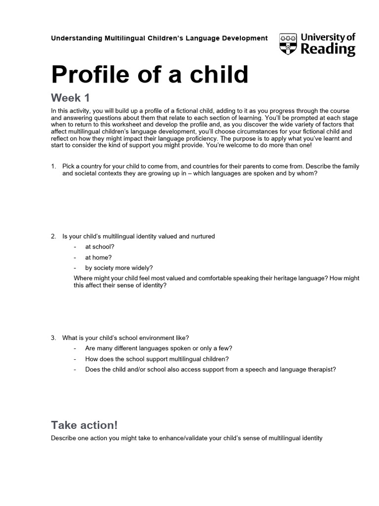 Multilingualism_persona_worksheet_week_1 | PDF