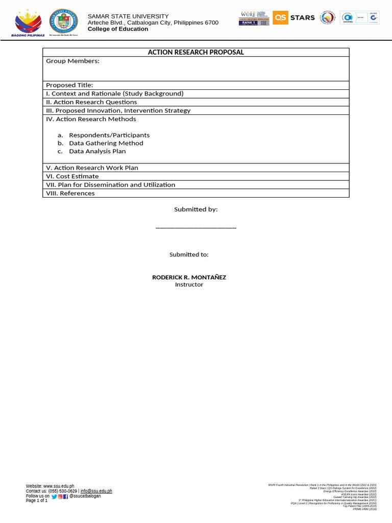 Final TR in Prof Ed 12 Action Research Proposal | PDF