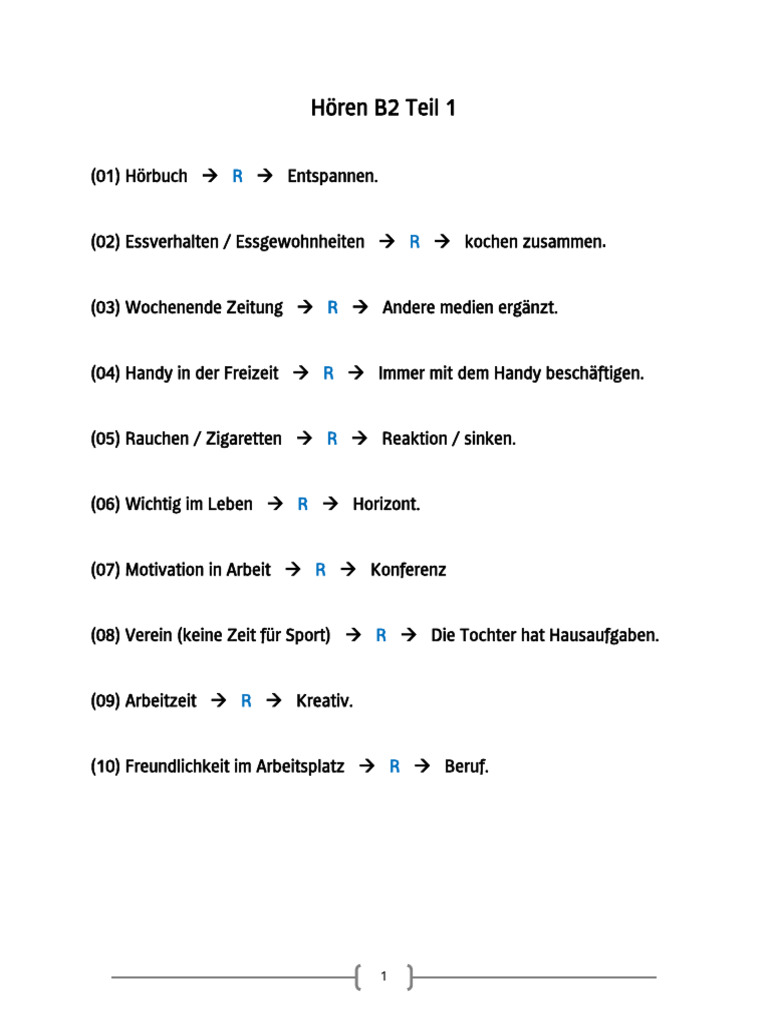 Hören B2 Goethe المرجع الأخير في تحضير-1 | PDF