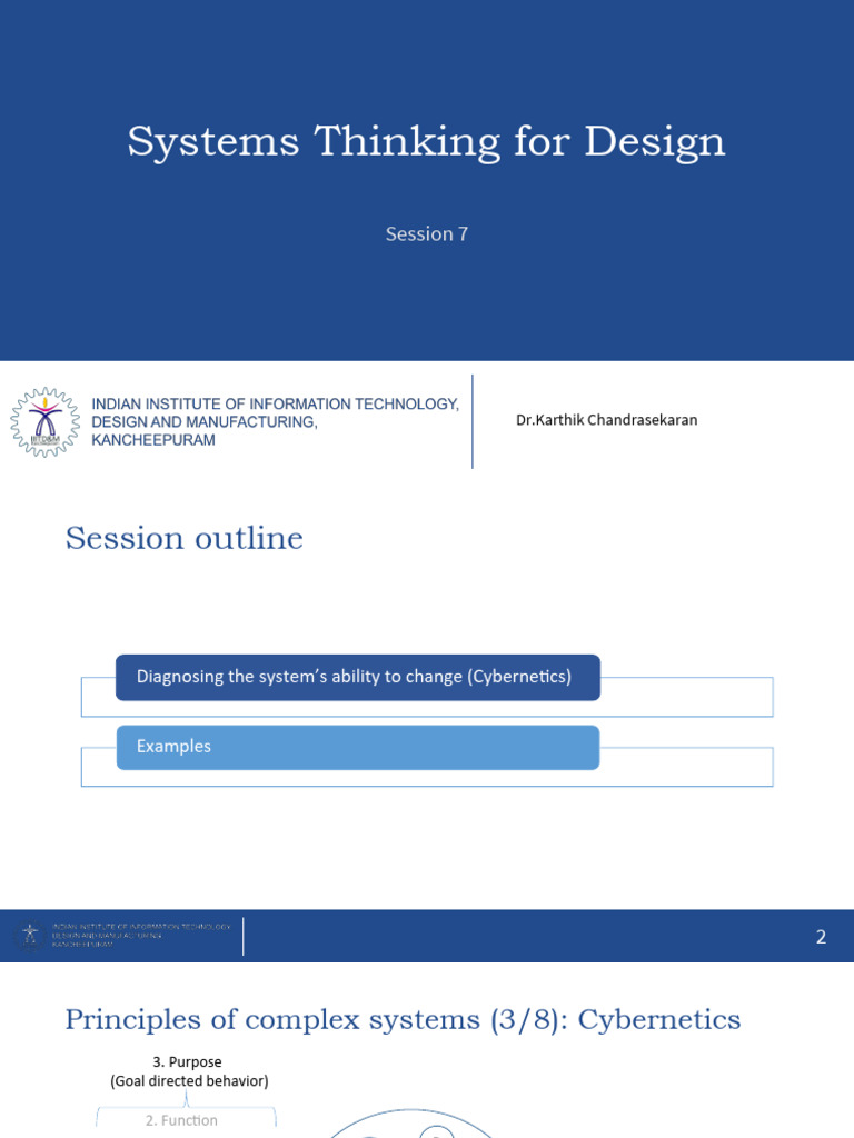 Systems Thinking - Session 7 | PDF | Feedback | Negative Feedback