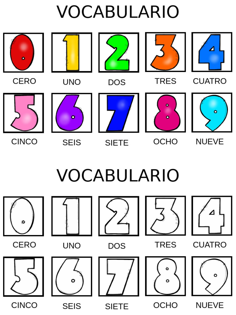 Cuaderno de Repaso Números 1 10 | PDF