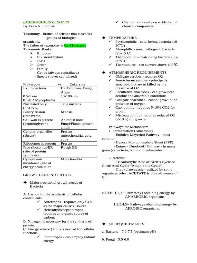 Microbiology Taxonomy and Bacterial Growth | PDF | Bacteria | Streptococcus