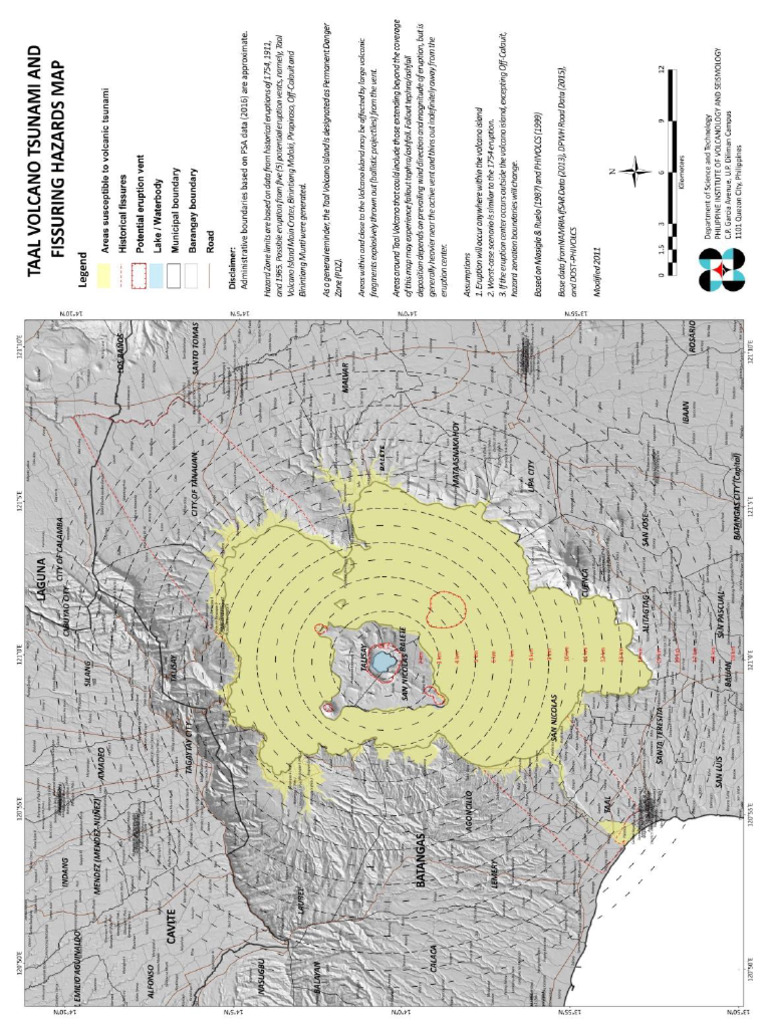 Volcano Hazard Maps | PDF