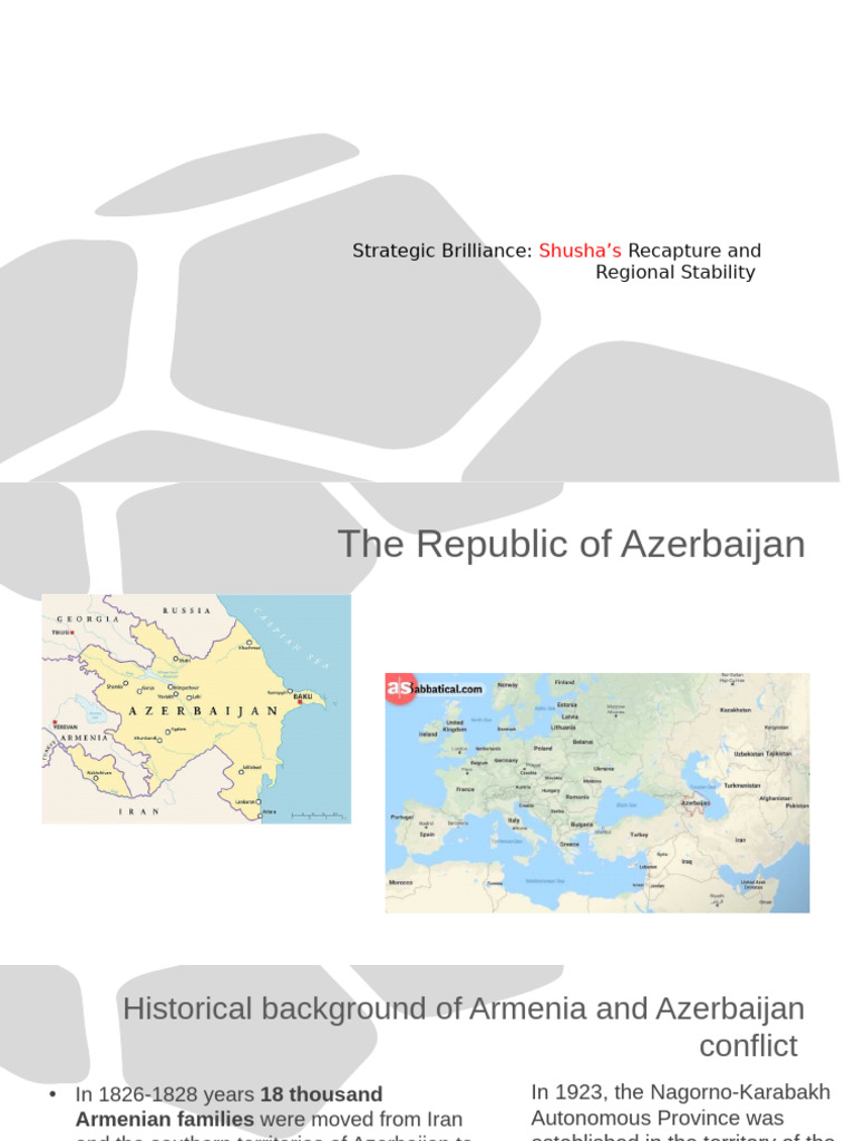 Shusha Battle in Azerbaijan | PDF | Azerbaijan | Armenia