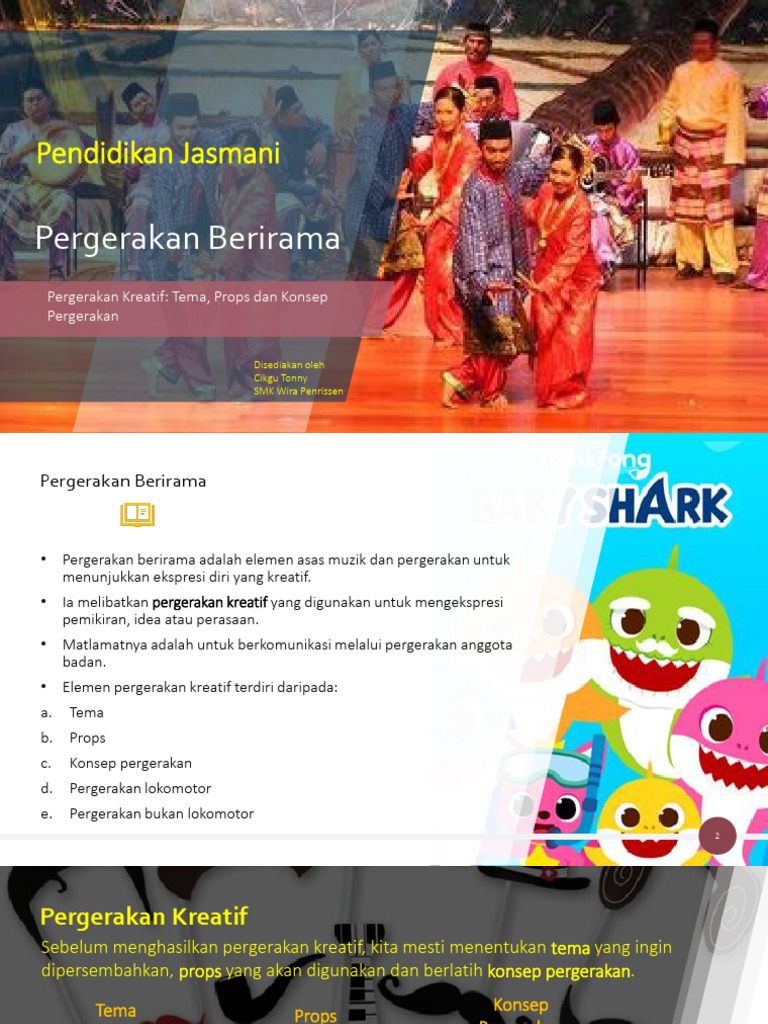 1 Pergerakan Kreatif Tema Props Dan Konsep Pergerakan | PDF