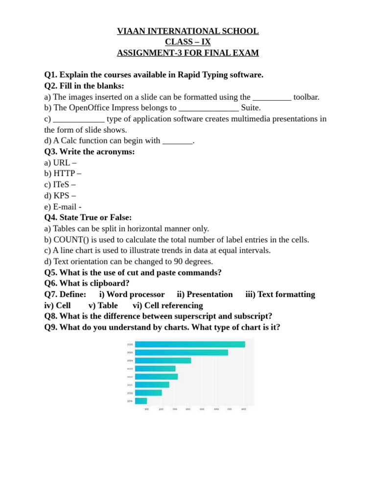 Class 9 Assignment 3 | PDF