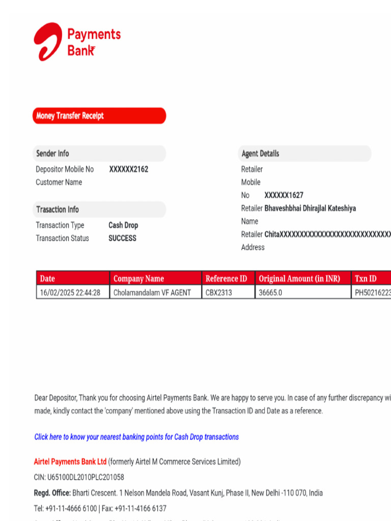 Reciept | PDF