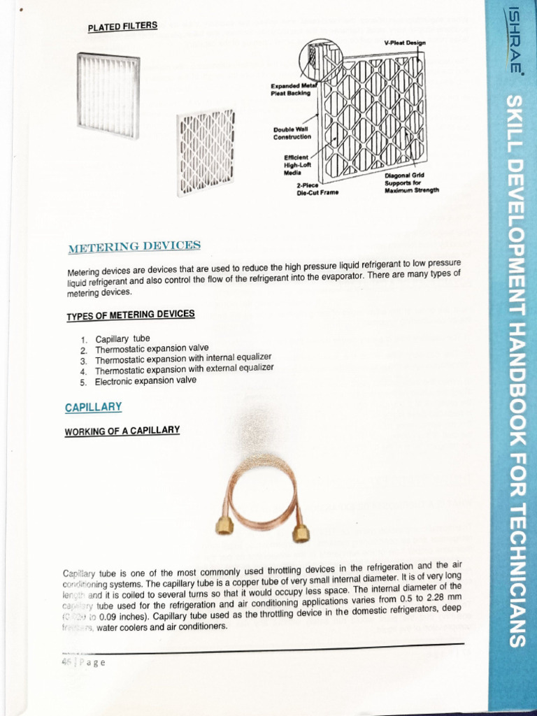 hvac filter and metering device | PDF