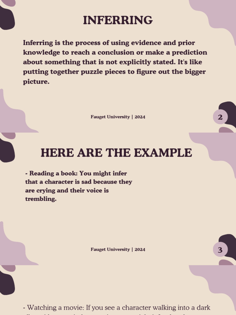 Understanding Inference in Reading | PDF