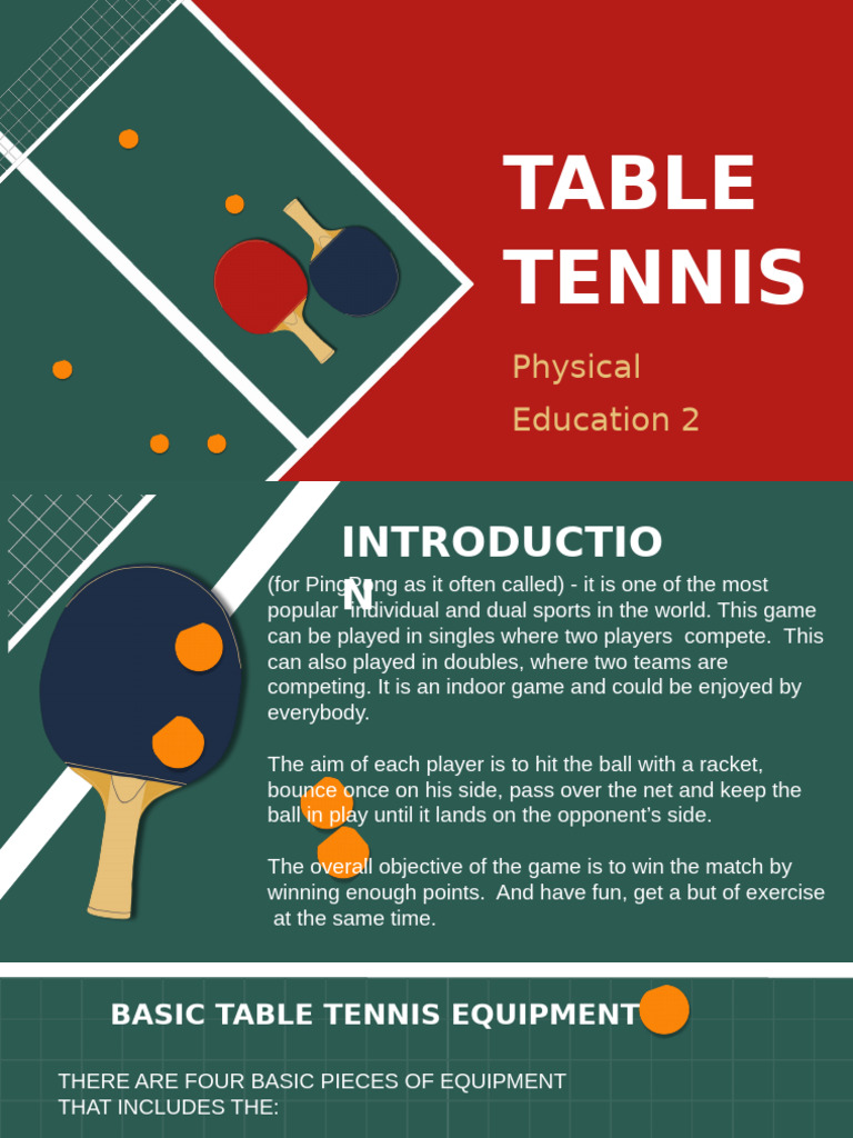 Table Tennis PPT 095933 | PDF