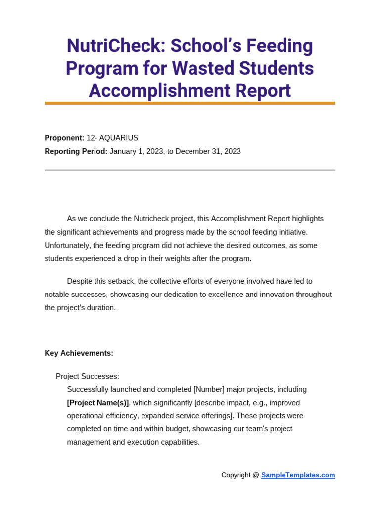 Year End Accomplishment Report | PDF | Corporate Social Responsibility ...