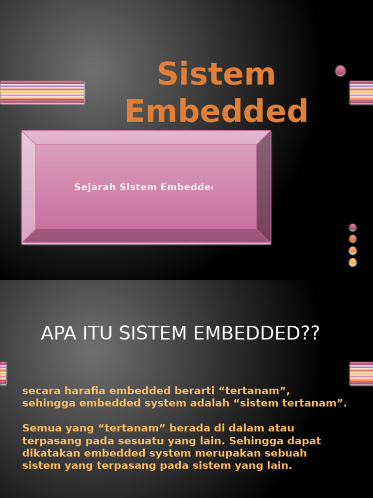 Materi Minggu Ke 1B Mata Kuliah Sistem Embedded.pptx.Ppt | PDF