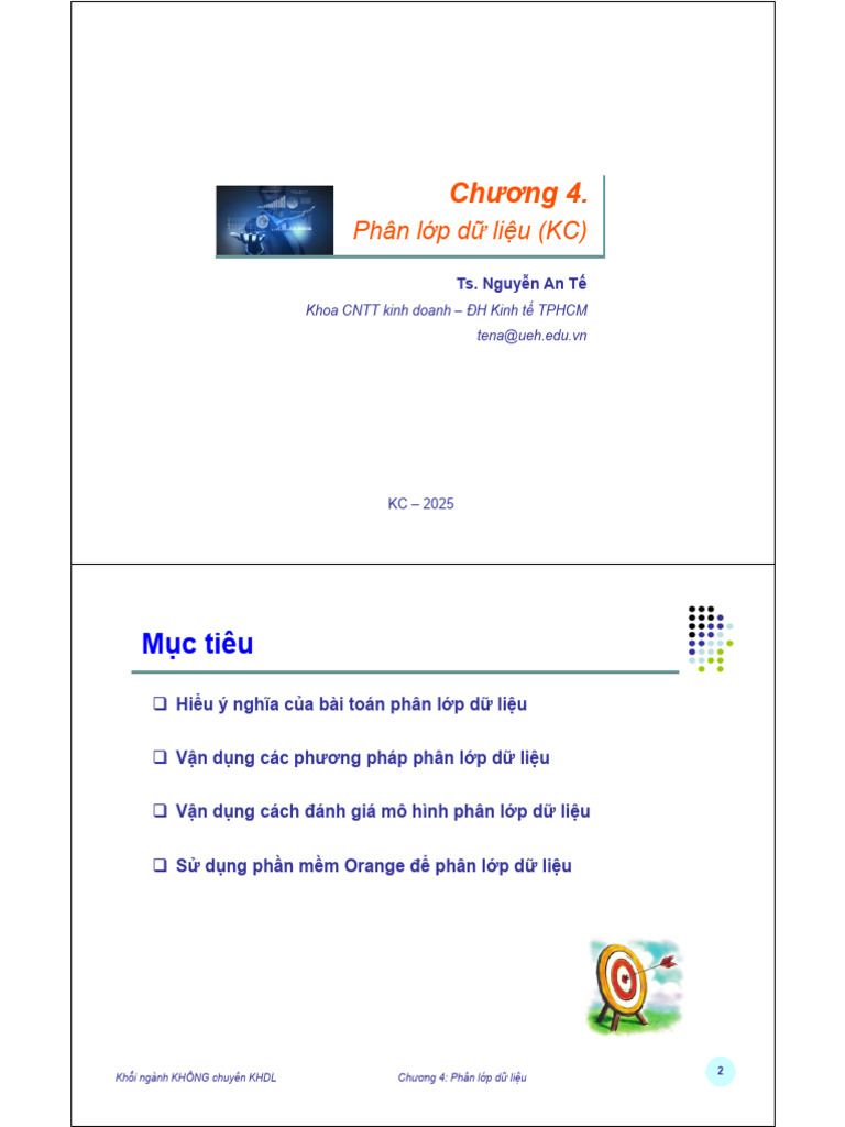 KHDL-KC - Ueh.2025.ch4 - Phan Lop Du Lieu | PDF