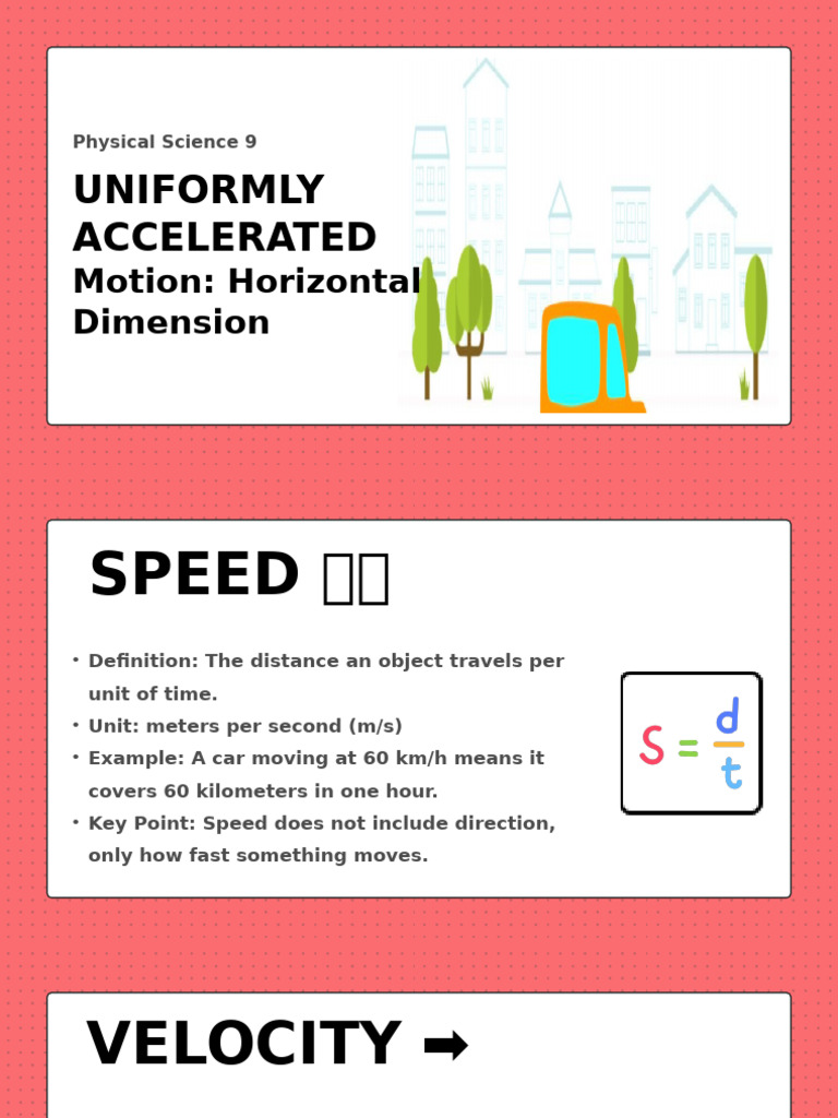 Velocity and Acceleration Explained | PDF | Acceleration | Velocity