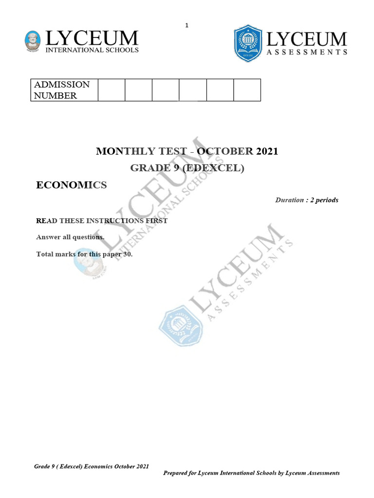 econ paper | PDF | Economic Equilibrium | Economics