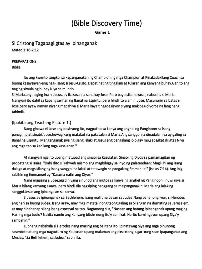 Story Manual 1 | PDF