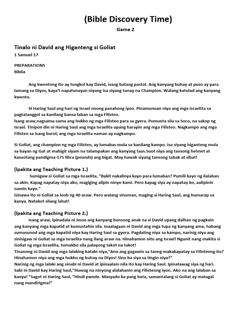 Story Manual 2 | PDF