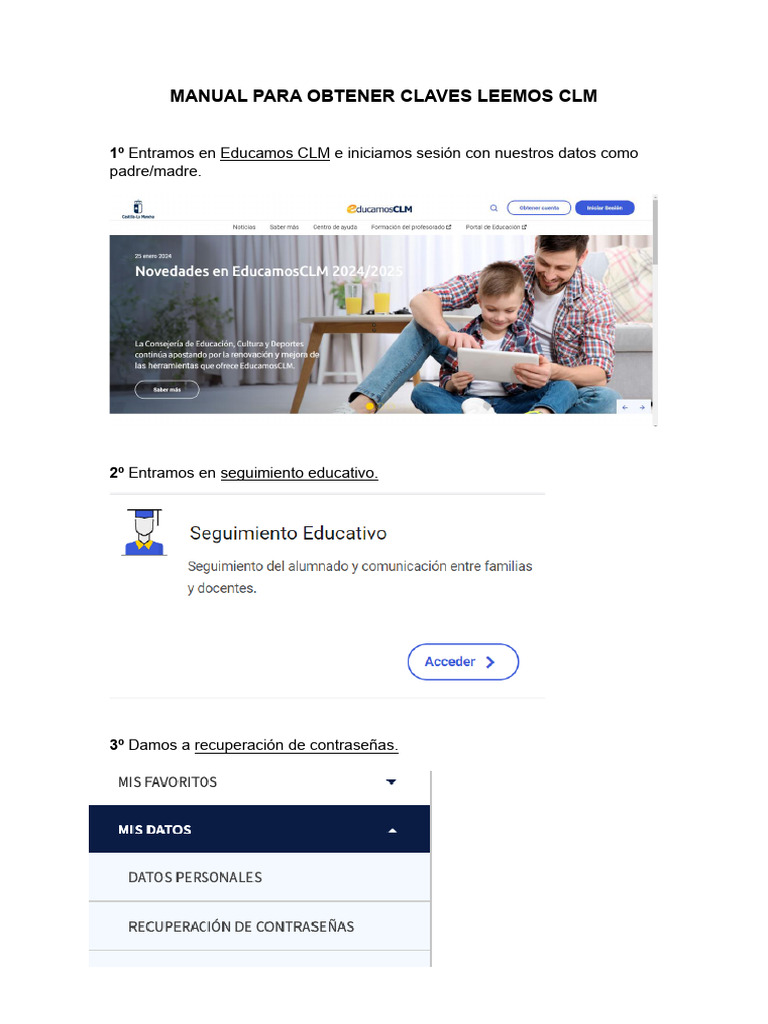 MANUAL_PARA_OBTENER_CLAVES_LEEMOS_CLM | PDF