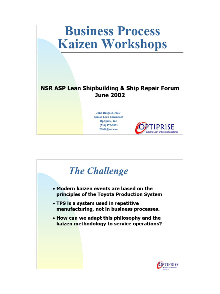 Bus Process Kaizen | PDF | Business Process | Performance Indicator