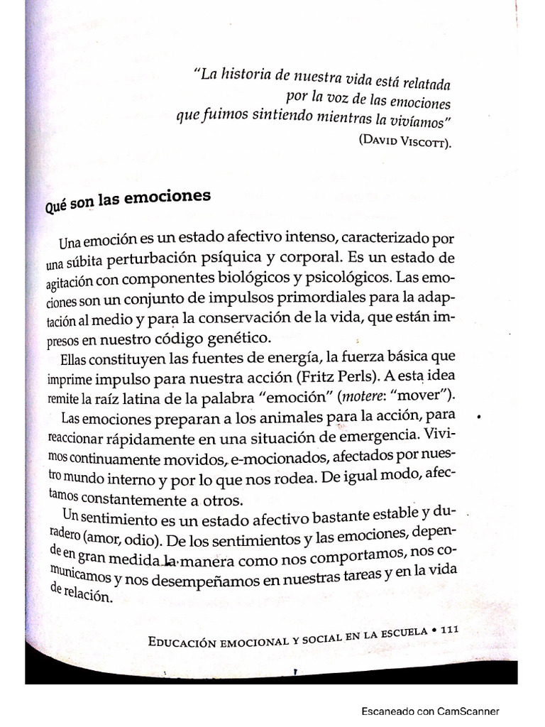 Que Son Las Emociones | PDF