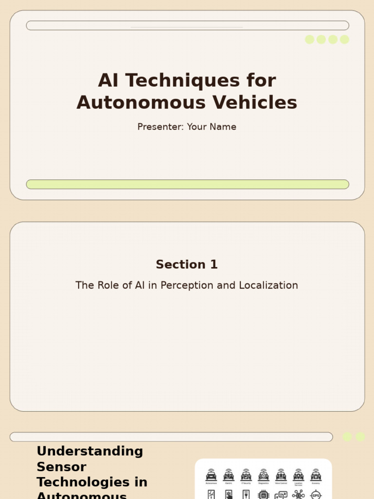 AI Techniques For Autonomous Vehicles | PDF | Artificial Intelligence | Intelligence (AI ...